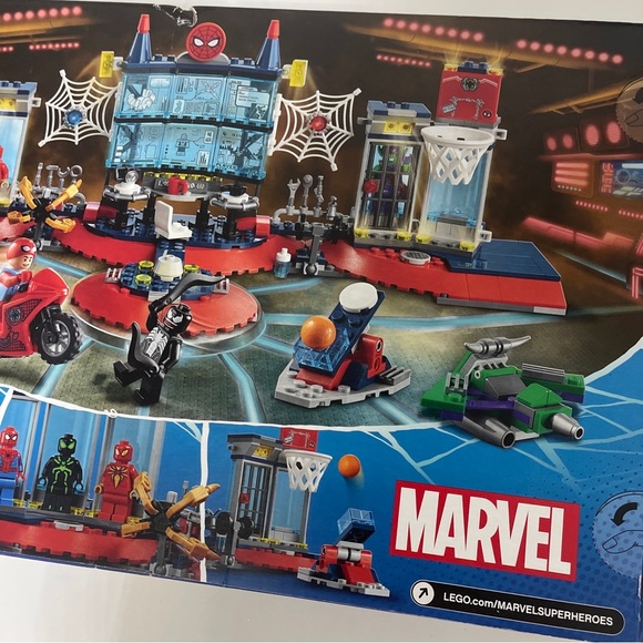 Lego | Toys | Lego Marvel Spiderman Attack On Spider Lair 7675 ...